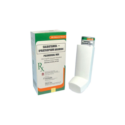 Pulmodual MDI Salbutamol / Ipratropium 100mcg / 20mcg Inhaler 200act. price in the Philippines ...